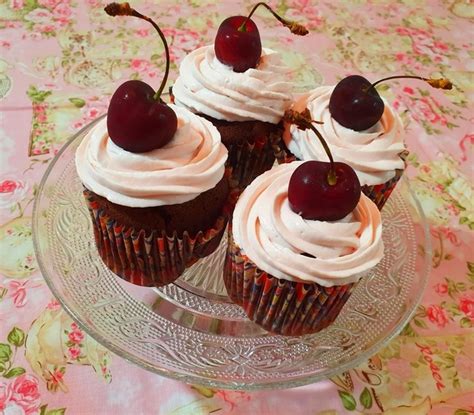 체리 초코 컵케이크 만들기