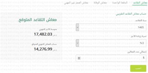 طريقة حساب معاش التقاعد التأمينات الاجتماعية ؟ حاسبة راتب التقاعد