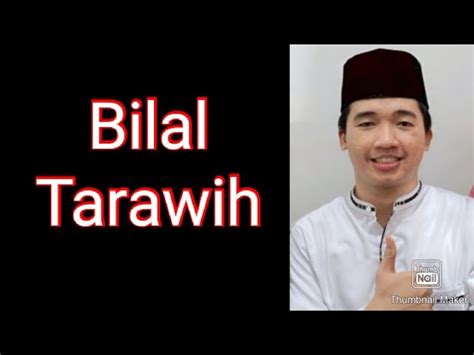 Bacaan Bilal Tarawih 8 Rakaat