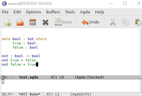 Compiling And Using Agda Through The Windows Linux Subsystem Schneide