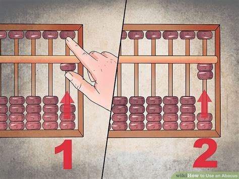 How To Use An Abacus With Pictures Wikihow