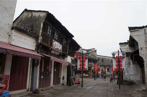 中国旅行屯渓老街世界遺産黄山の起点となる旧市街の商店街 脱サラくまぱぱ空を駆ける