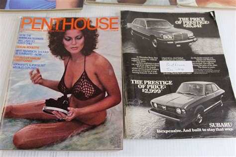 5 Penthouse Magazines 1978 Bodnarus Auctioneering