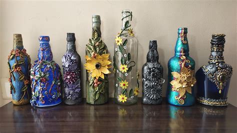My Sister Gives A New Life To Old Booze Bottles Rcraftshandmade