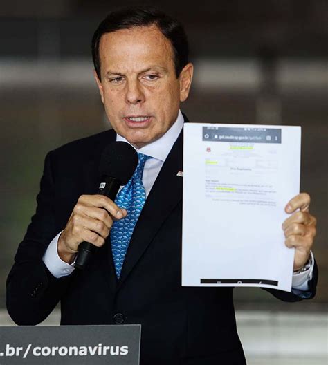 Doria e presidente trocam acusações Política Valor Econômico