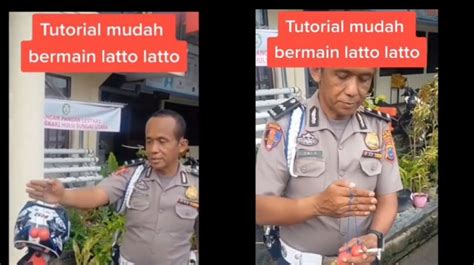 Polisi Ngamuk Usai Gagal Pamer Tutorial Main Latto Latto Malu Sama