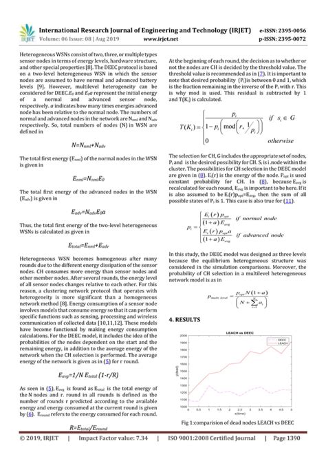 Irjet Energy Efficient Protocol In Wireless Sensor Network Pdf