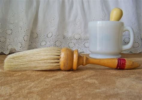 Vintage Barber Duster Brush Etsy Vintage Barber Barber Vintage