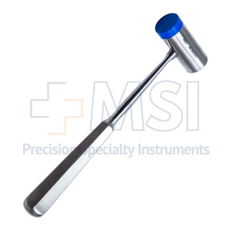 Combination Mallet 8 Small One Replaceable Blue Nylon Cap One Solid Stainless Side