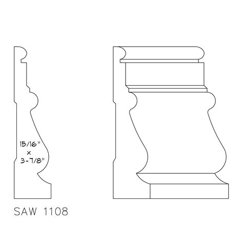 Window Casing Saw Moulding