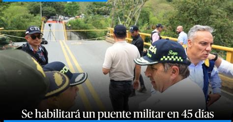 Preocupante cifra tras caída del puente La Vieja según MinTransporte de los puentes en el