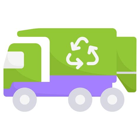 Premium Vector Split Body Rear Load Garbage Trucks Concept Waste Or Direct Collection Vehicle