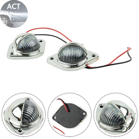 ป้ายแท็กไฟ Led 3 ดวง Smd ติดตั้งง่าย สําหรับติดป้ายทะเบียนรถตู้ รถพ่วง