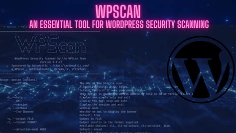 Wordpress Security Made Easy With Wpscan A Guide Denizhalil Professional Cybersecurity