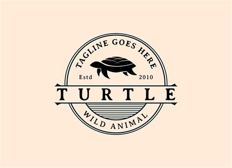 Premium Vector Turtle Logo Design Vector Simple Turtle Logo