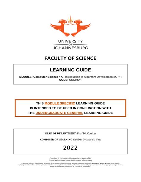 Computer Science A Learning Guide