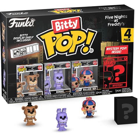 Five Nights At Freddys Freddy Funko Bitty Pop Mini Figure 4 Pack