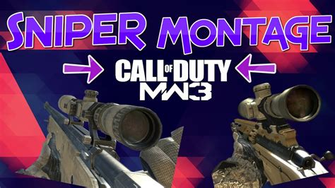 Call Of Duty Mw3 Sniper Montage 1080p 60fps Youtube