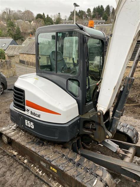 Bobcat E55 Excavator Digger Geith Quick Hitch And Buckets No Vat For Sale From United Kingdom