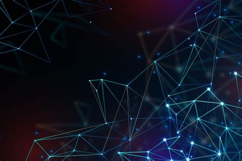 Абстрактный фон технологии частиц Бесплатно векторы