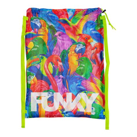 Funky Mesh Gear Bag Bright Birds Swim Equipment