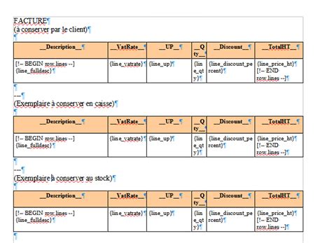 Template Invoice Odt Modules Financiers Forum Dolibarr France