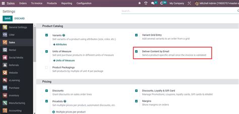 How To Create An Invoice From Odoo Sales Quotation Send Product Information