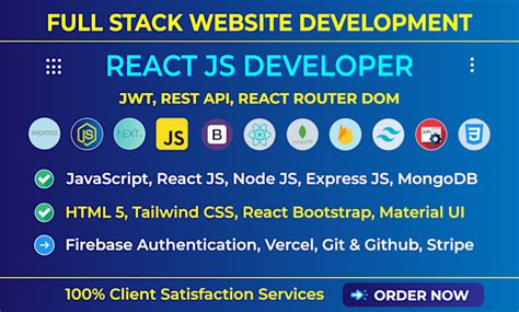 Build React Js Mern Stack Web Development Frontend And Backend Website