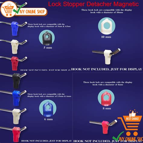 New Anti Theft Security Hook Magnet Stop Lock Shopee Malaysia