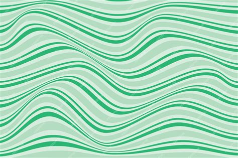 Premium Vector Simple Abstract Light Dark Green Color Horizontal Wavy