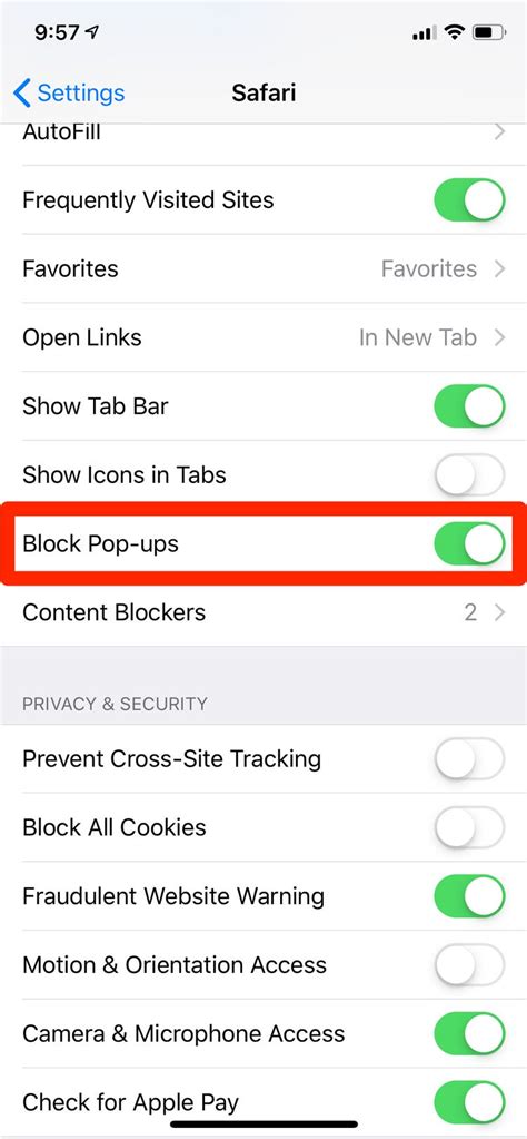 How To Enable Or Disable Pop Up Blocker On Iphone Devicemag