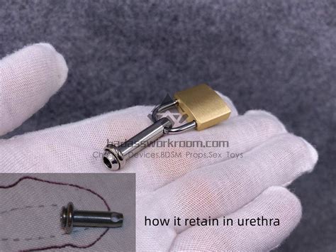 Titanium TetherSpout For Non Piercing Chastity Custom Chastity Cage