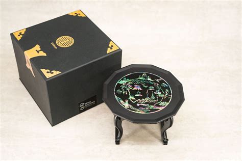 서울 자개소반 무선충전기