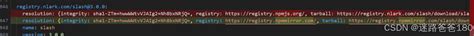 Request To Https Registry Nlark Tgz Failed Reason