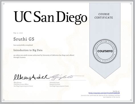 Coursera Bigdata Sruthi G S