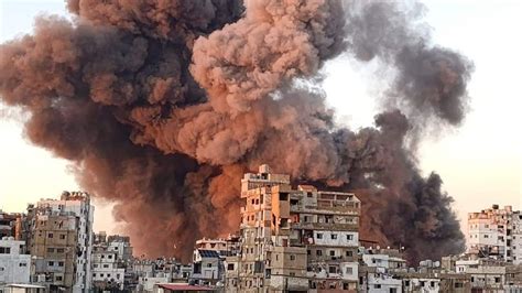 غارات إسرائيلية عنيفة على الضاحية الجنوبية في بيروت القبة نيوز