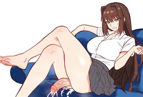 Rule 34 1futa Alternate Version Available Aozaki Aoko Big Penis Blue