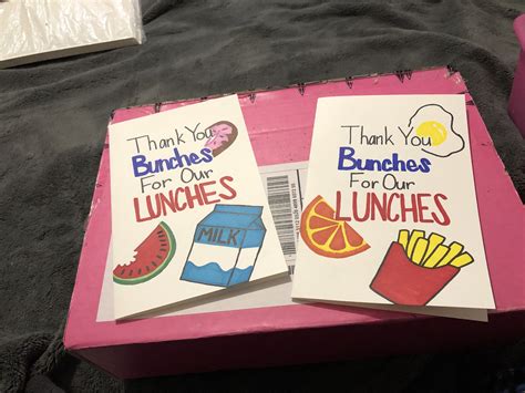 Best 12 Free School Lunch Hero Day Printable Thank You Cards For