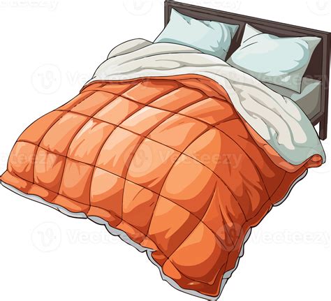 Ai Generated Cute Bedspread In Cartoon Style 37222123 Png