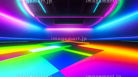 ネオンカラー ネオン 虹色 近未来 テクノロジー サイバー 背景 壁紙のイラスト素材 218065806 イメージマート