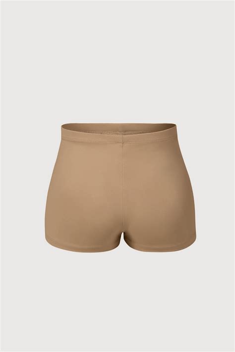 Girls Starr High Waist Short Tan Bloch Dance Us