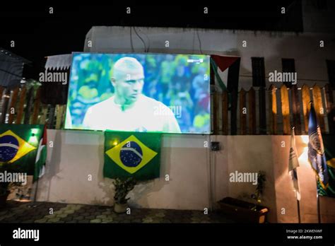 Brazilian Ambassador To Palestine Watch The Brazil National Team Match