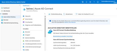 Alternative Zu Aad Connect Azure Active Directory Connect Cloud Provisioning Windowspro