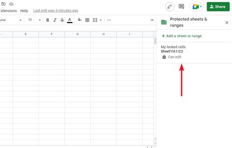 Google Sheets How To Lock Cells