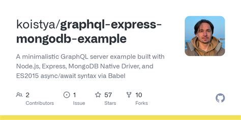github koistya graphql express mongodb example a minimalistic