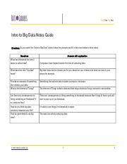 BA 1 Resource Intro To Big Data Notes Guide Docx Find You Be You Intro To Big Data Notes