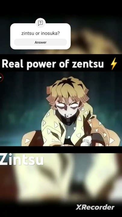 Real Power Of Zintsu ⚡ Youtube