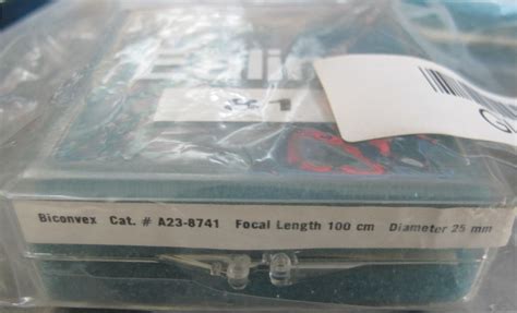 Biconvex Lens 25mm Dia 1m Fl Optical Lenses Bmi Surplus