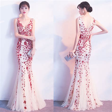 Long Prom Dress Sequin Prom Dress Sexy Backless Prom Dress Tulle Pr