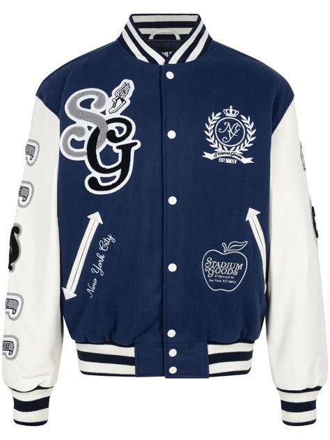 Stadium Goods® Nyc Wool Varsity Jacket Blue Farfetch